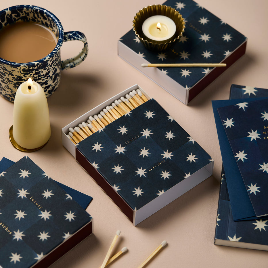 Navy Star Matches – Hare & Wilde