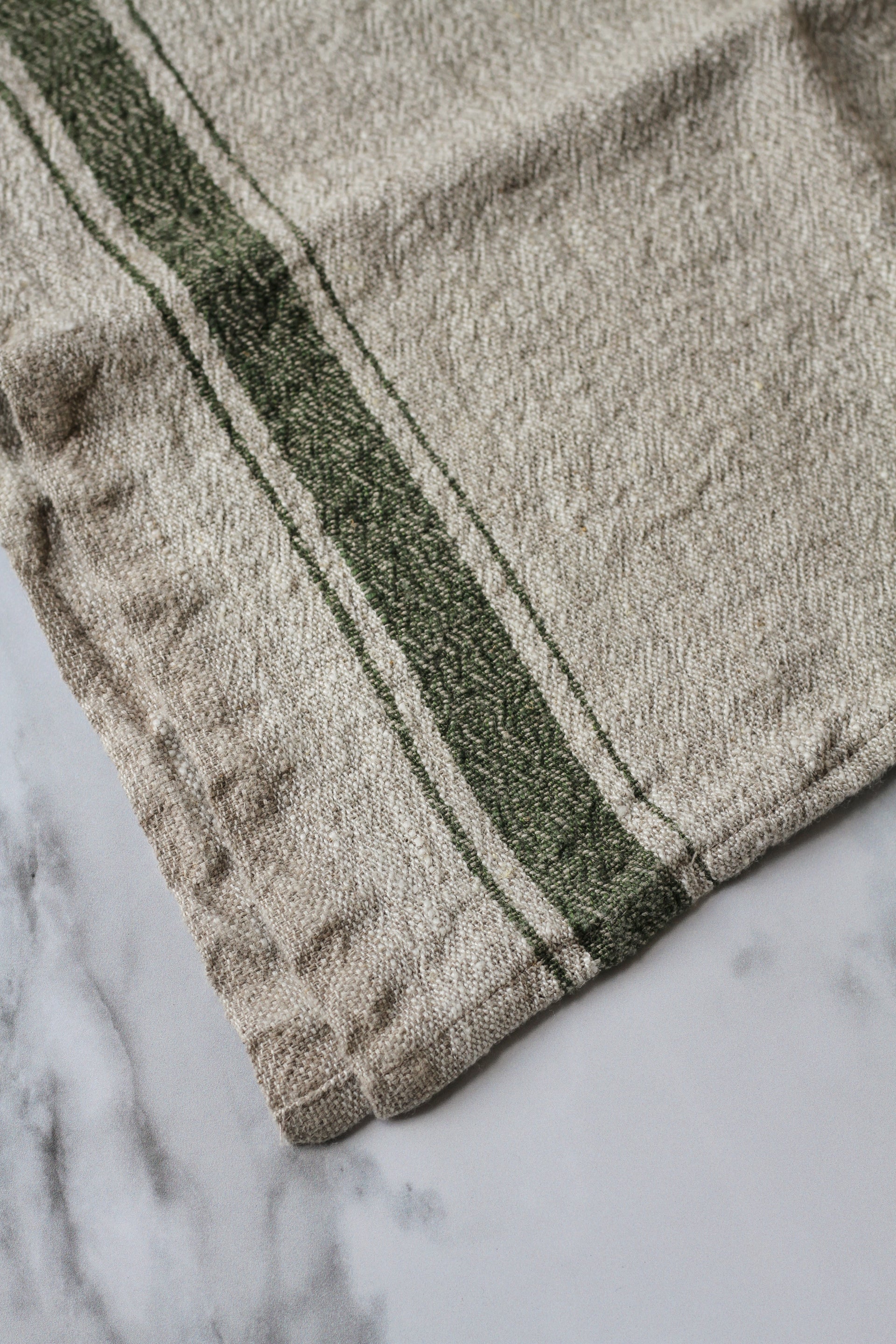 Rustic Linen Tea Towel - Green – Hare & Wilde