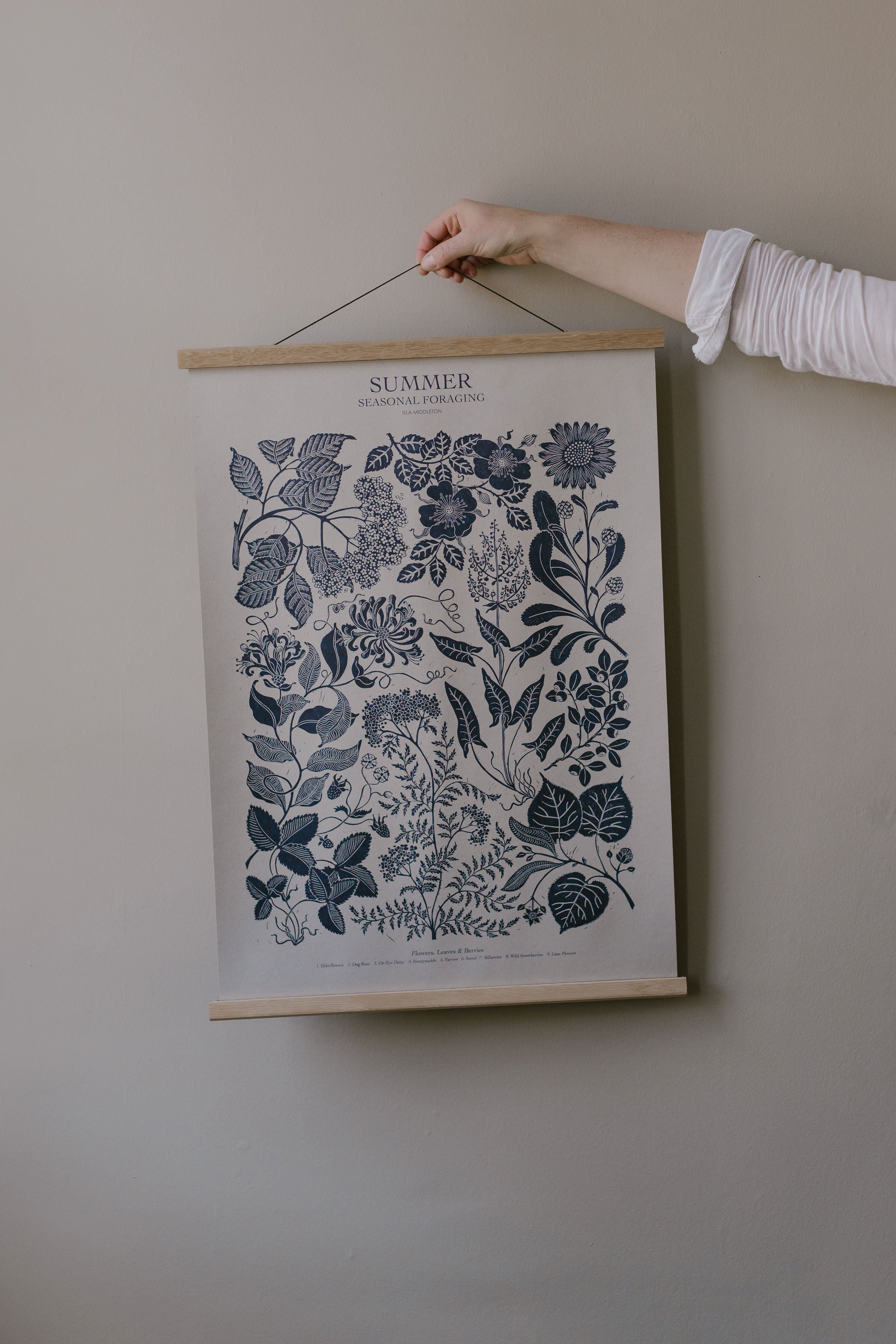 Isla Middleton Linocut Print - Summer – Hare & Wilde