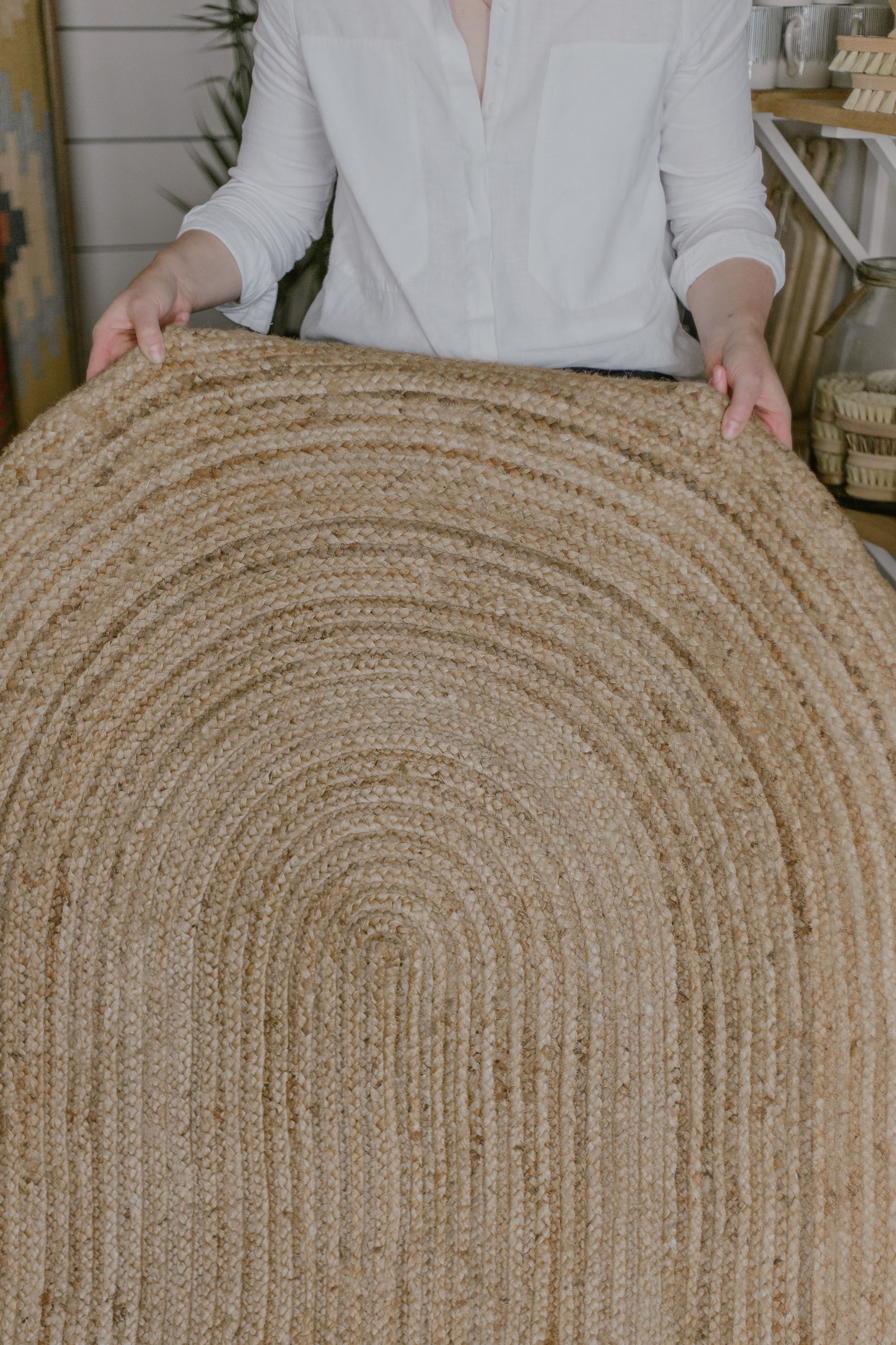 Rustic Braided Jute Rug - Oval – Hare & Wilde